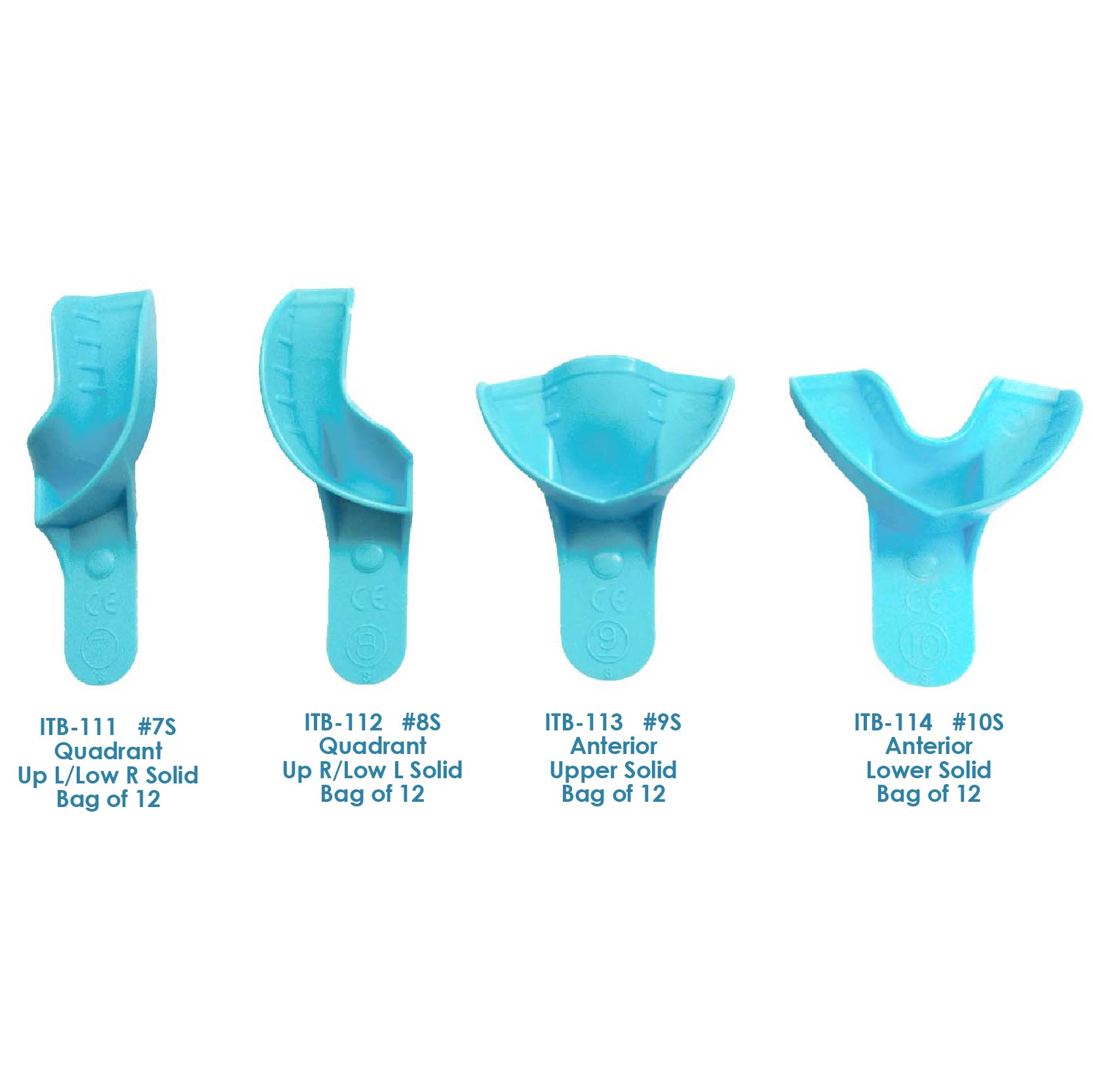 Non-Perforated Impression Trays-Wellmed Dental Medical Supply Co., Ltd