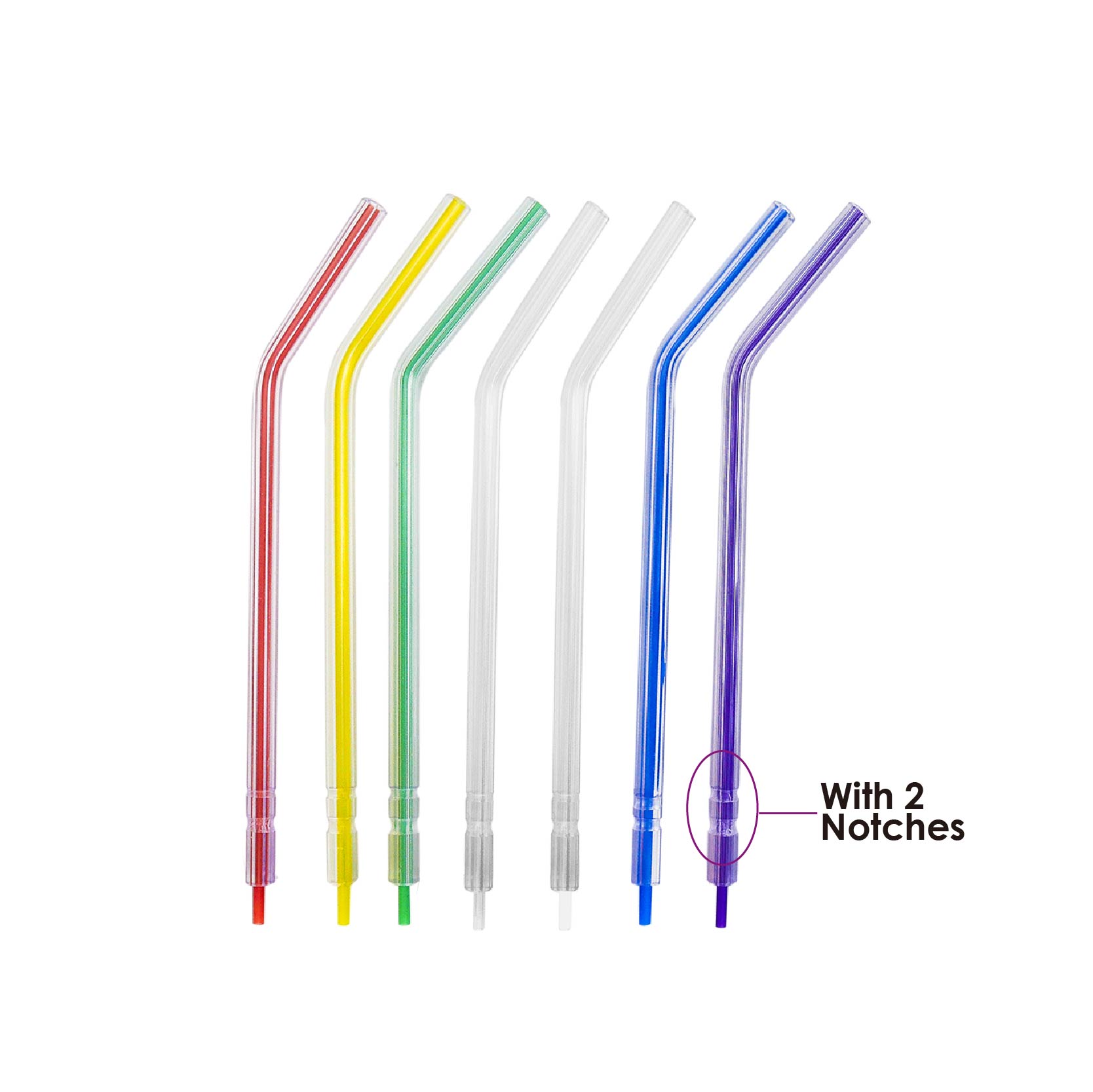 Air Water Syringe Tips | with 2 notches-Wellmed Dental Medical Supply ...